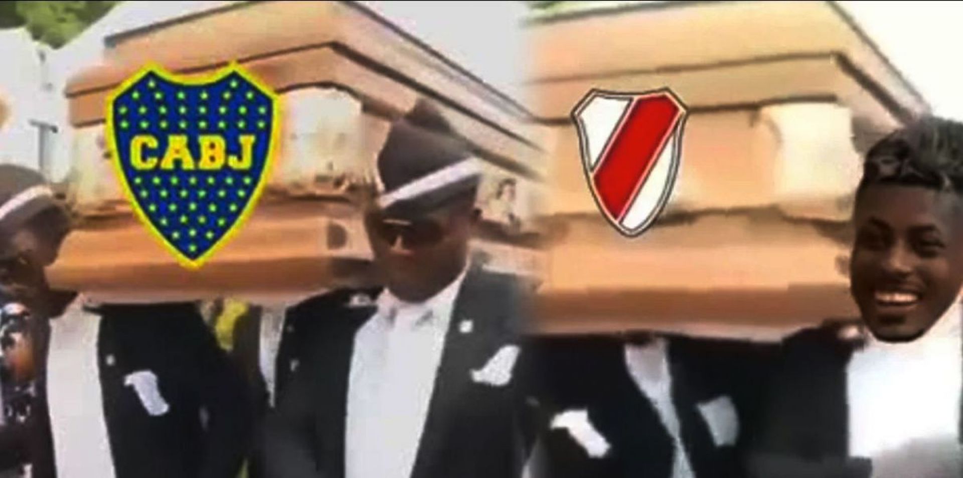 Un clásico: mirá el meme viral del ataúd con Boca y River | Nuevo ...