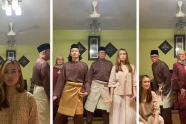 Una familia de Malasia la rompe en las redes con una coreografía | Nuevo Diario Web