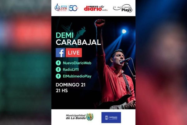 EN VIVO: Demi Carabajal brinda un show en vivo para que lo disfrutes a ...