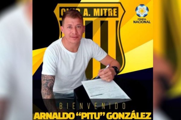 Arnaldo González firmó su contrato y fue oficializado como refuerzo de Mitre | Nuevo Diario Web