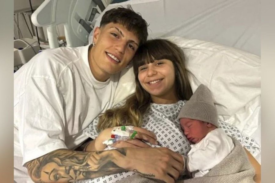 Nació el hijo de Alejandro Garnacho: el tierno posteo | Nuevo Diario Web