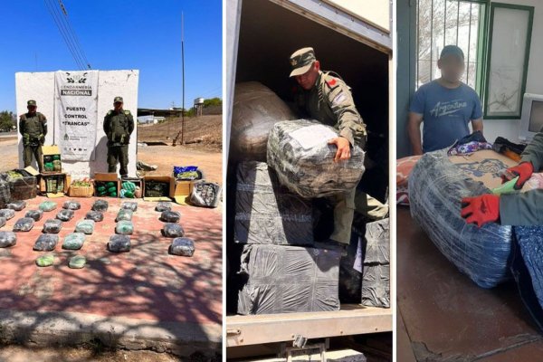 Secuestran 27 kilos de marihuana y 120 de hojas de coca que venían a ...