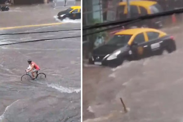 Diluvia en CABA y hay alerta meteorológico por fuertes vientos y ...