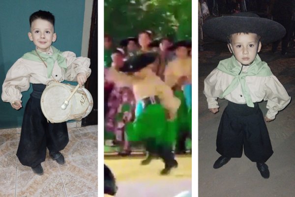 Dylan Molina, malambista de 5 años, sueña con venir a la Marcha de los ...