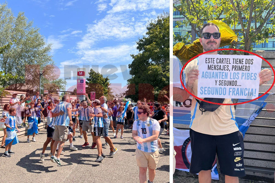 Fotos y videos exclusivos: banderazo de los hinchas en apoyo a la Selección Argentina | Nuevo ...