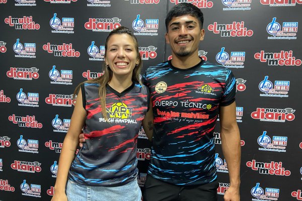 Alan Torres y Debora Baudino campeones de Beach Handball dialogaron con ...