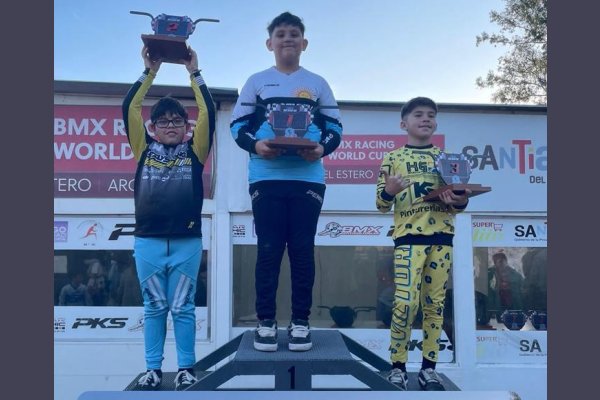Valentín y Benjamín Luna ganaron la Copa Desafió de BMX | Nuevo Diario Web