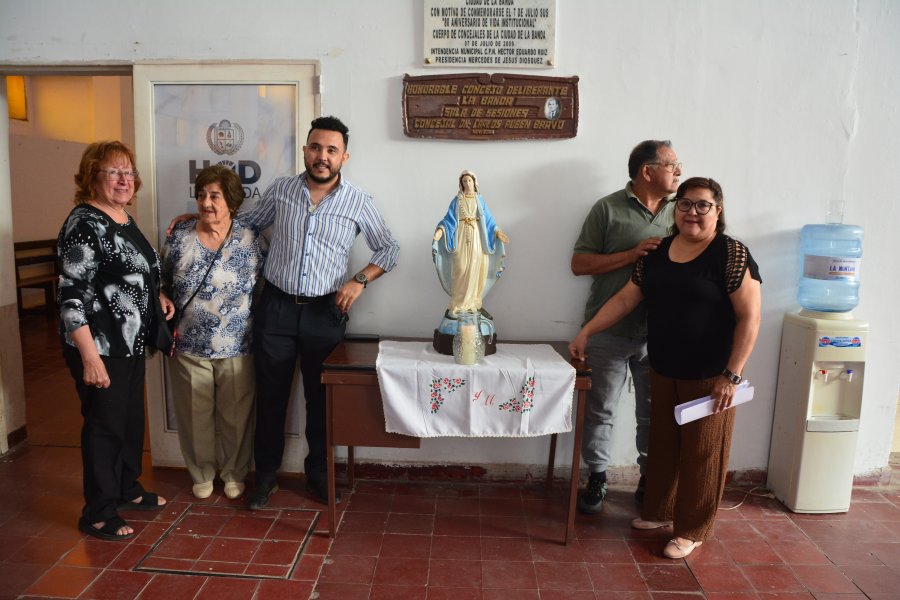 La Medalla Milagrosa visitó instituciones bandeñas para iniciar con su ...