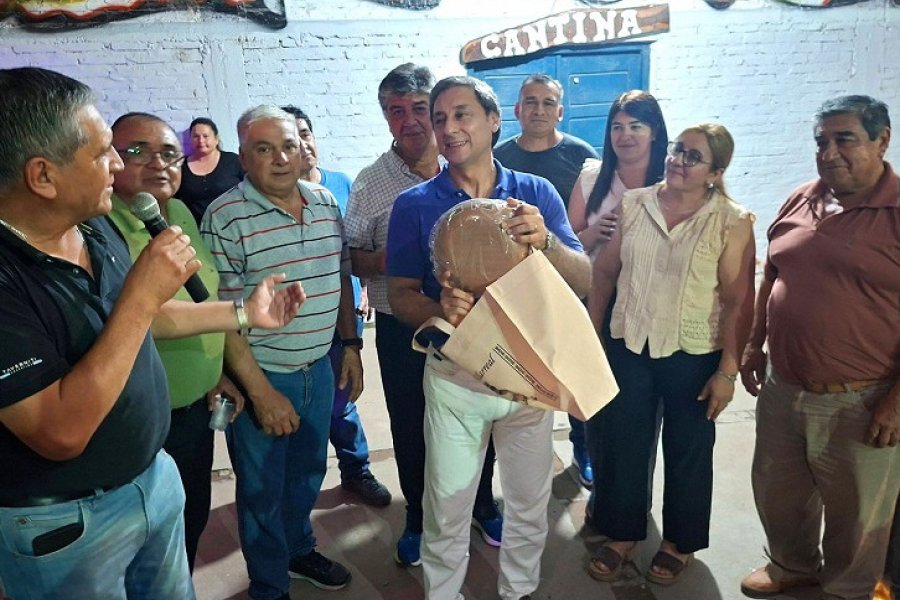 Silva Neder, en el brindis de fin de año en Brea Pozo | Nuevo Diario Web