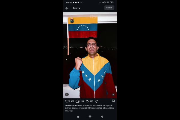 El influencer argentino “Michelo” reportó explosiones y caída de ...
