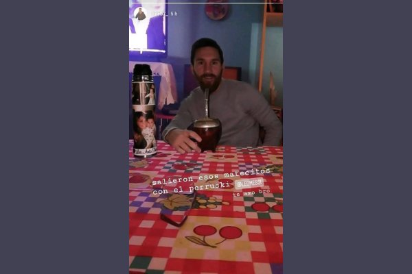 Publicó una “foto” tomando mate con Messi y no pudo creer lo que le ...