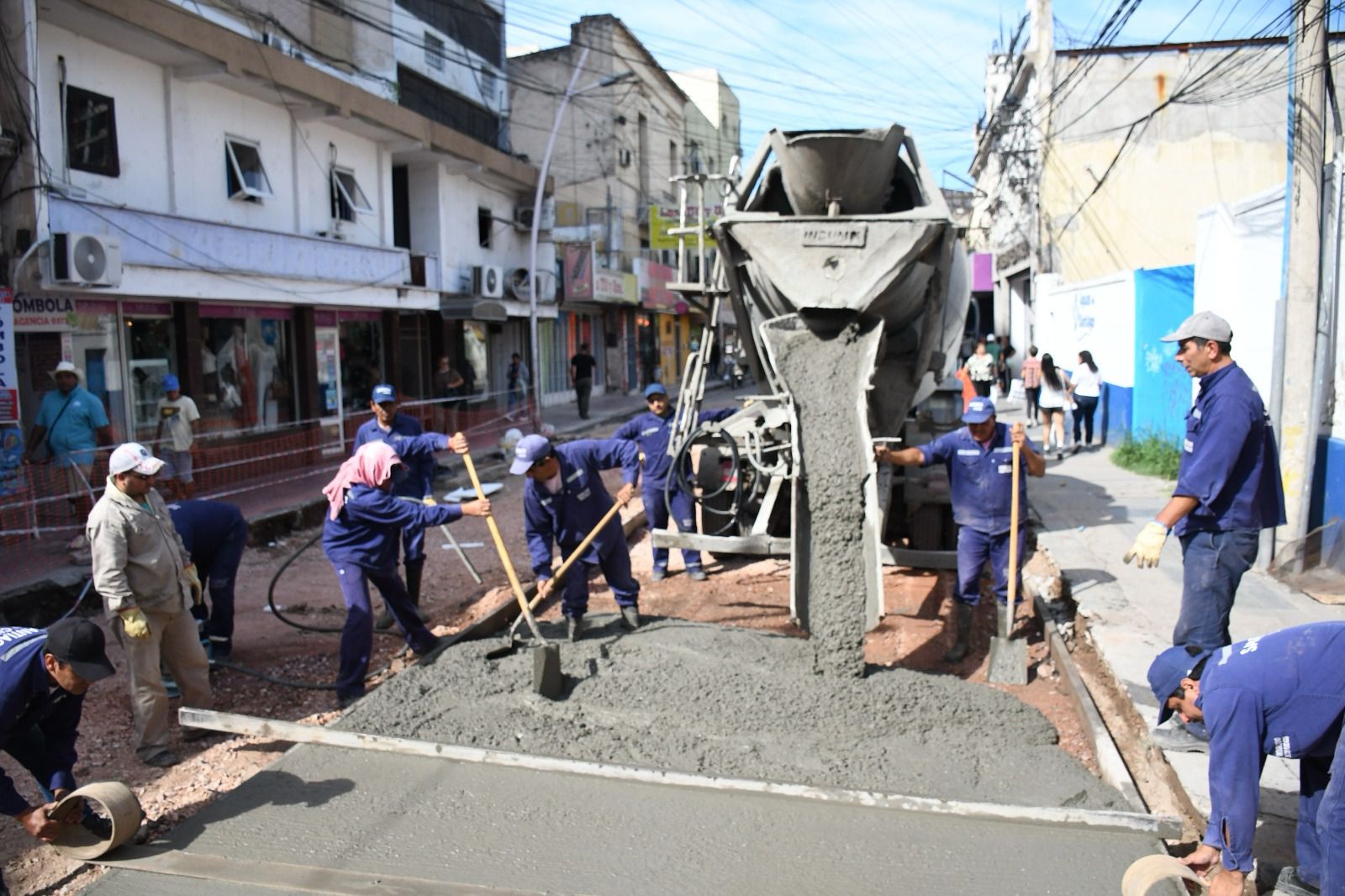 La Municipalidad informó el avance de la reconstrucción del pavimento ...