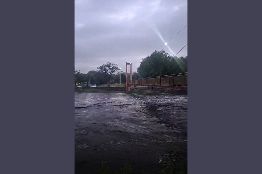 VIDEO | Imágenes del río en Icaño La Paz esta mañana | Nuevo Diario Web